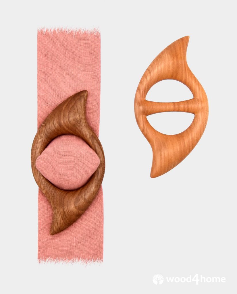 Scarf Jewelry Slides Ring Wooden - Wood4home - Wooden Jewelry ...