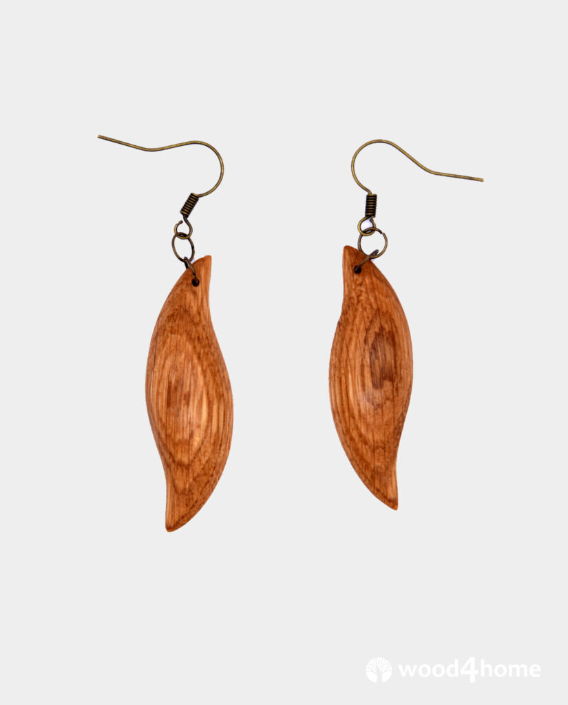 Brooch Wooden Carved - Wood4home - Wooden Jewelry, Souvenirs, Furnishings