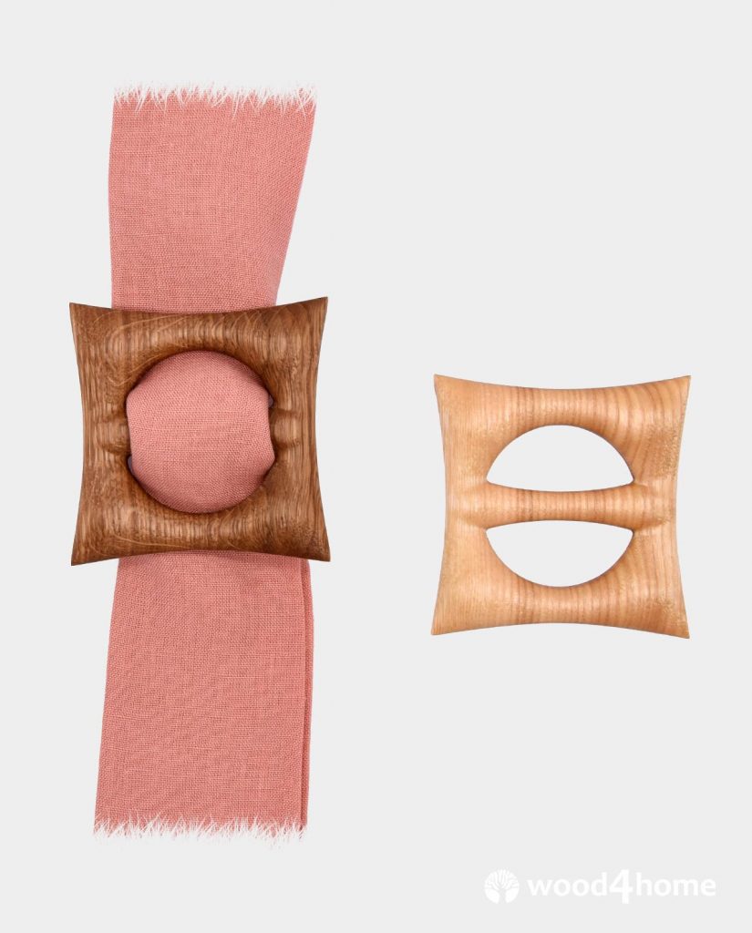 Wooden Scarf Ring - Wood4home - Wooden Jewelry, Souvenirs, Furnishings